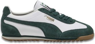 Puma Arizona Herren-Sneaker, Puma White - Dark Myrtle, 39 EU