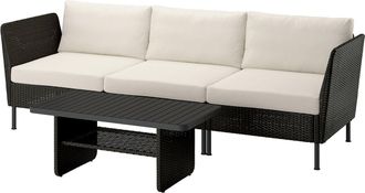 IKEA VITTSK&Auml;R 3er-Sitzgruppe