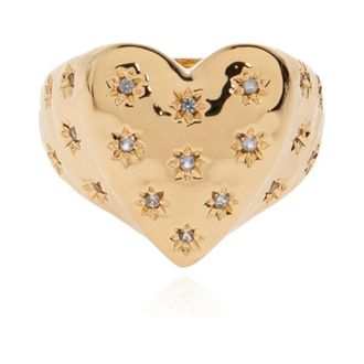 Zadig&Voltaire Heartbreaker Over Strass Ring - - Accessories - Damen - Gelb - 52 MM