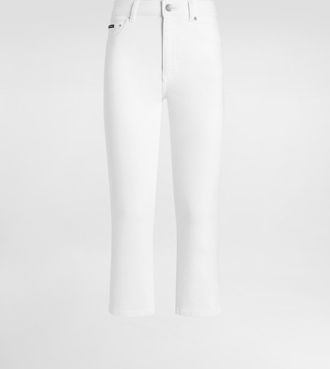 Dolce & Gabbana Caprihose Aus Denim Mit 5 Taschen - Frau Denim Mehrfarbig 48