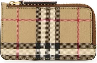 Burberry Femme, Accessoires, Multicolore, Taille: ONE Size Printed E-Canvas Card Holder