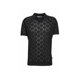 Karl Lagerfeld Homme, Tops, Noir, Taille: XL Polo