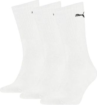 Puma 6 pair Sport Socks Tennis Socks Gr. 35-49 Unisex, Farben:300 - white, Socken & Strümpfe:43-46