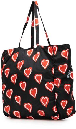 Prada Shopper - Tessuto Stampato I Heart Prada Tote - Gr. unisize - in Schwarz - f&uuml;r Damen