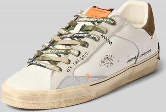 Crime London Sneaker mit Label-Print
