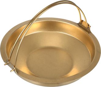 SOLUSTRE Brattopf Aus Edelstahl Campingtopf Zum Kochen Sukiyaki-kochtopf Aus Campingkochertopf F&uuml;r Ausfl&uuml;ge Im Freien Hot Pot Im Japanischen Stil Kochtopf Mit 