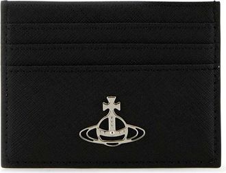 Vivienne Westwood Femme, Accessoires, Noir, Taille: ONE Size Porte-cartes Logo