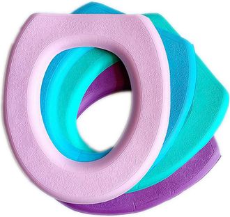 Artibetter 2 St&uuml;ck Teiliges Eva O f&ouml;rmiges Selbstklebendes Wasserabweisendes Wc sitzpolster in Dicke Waschbare Toilettensitzauflage f&uuml;r Bad und Zuhause Komfortab