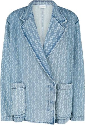 Dries Van Noten Femme, Vestes, Bleu, Taille: 38 FR Blazer
