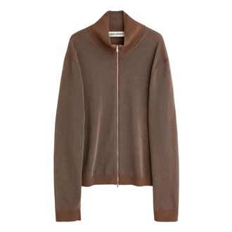 Our Legacy Homme, Sweatshirts et sweats &agrave; capuche, Brun, Taille: L Cardigan Float