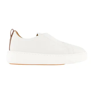 Santoni Beiger Victory Sneaker f&uuml;r Damen - - Shoes - Damen - Wei&szlig; - 36 1/2 EU
