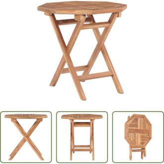 vidaXL vidaXL Klappbarer Tisch - Gartentisch Klappbar 45x45x45 cm Massivholz Teak