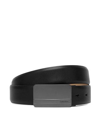 Calvin Klein G&uuml;rtel Metal Logo Plaque 35Mm Adj LV04D7149G Schwarz