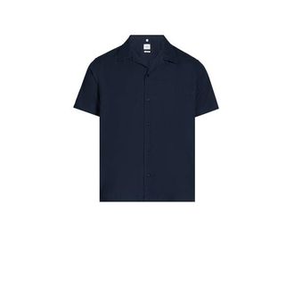 Au Printemps Paris Baumwollhemd - Blau