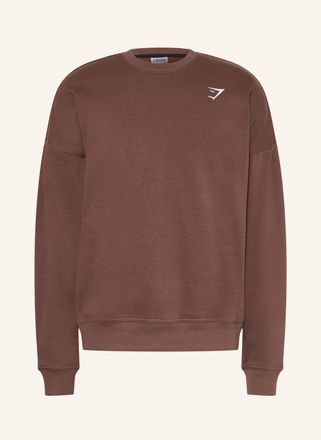 Gymshark Gymshark Oversized-Sweatshirt Crest braun