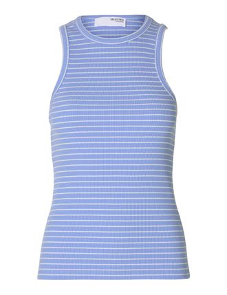 Selected Slfanna O-Neck Striped Tank Top Noos