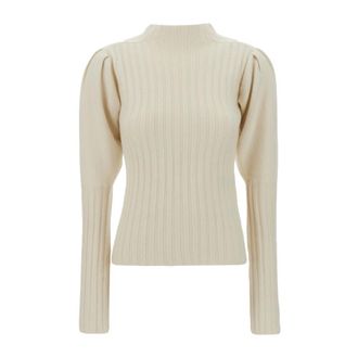 Chlo&eacute; Gerippter Rollkragenpullover - - Knitwear - Damen - Wei&szlig; - M