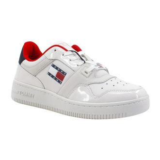 Tommy Hilfiger Retro Basket Glossy - - Shoes - Damen - Wei&szlig; - 38 EU