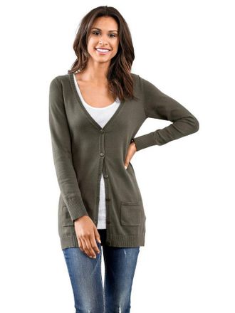 Heine Strickjacke Feinstrickjacke Langarm Feinstrick