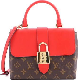 Louis Vuitton Locky Handbag Monogram Canvas with Leather BB satchel - Braun