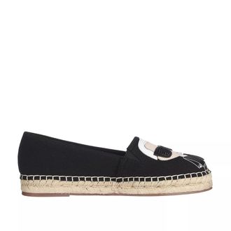 Karl Lagerfeld Espadrilles - KAMINI Karl Ikonic Slip On - Gr. 35 (EU) - in Schwarz - f&uuml;r Damen