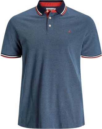 Jack & Jones Jack & Jones T-Shirt Herren, Blau - Rot - Wei&szlig;, 6XL Gro&szlig;e Gr&ouml;&szlig;en