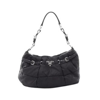 Prada Pre-owned Tessuto Micro Nylon Schultertasche - - Pre-owned - Damen - Schwarzk - ONE SIZE