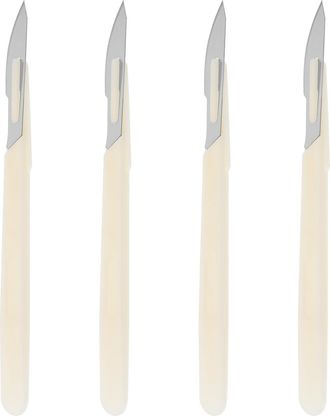 Supvox B&auml;ckermesser Brotschneider aus Kunststoff 4 St&uuml;ck Schneidwerkzeug f&uuml;r Baguette und Laibkuchen f&uuml;r Hobbyb&auml;cker und Backzubeh&ouml;r