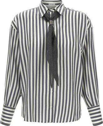 Brunello Cucinelli Hemd - Grau
