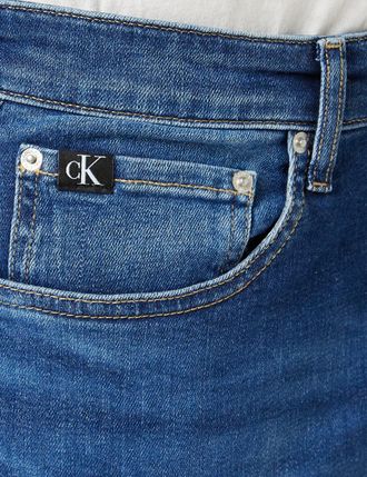 Calvin Klein Jeans Calvin Klein Herren Jeans Hose Slim Taper Mid Waist, Blau (Denim Dark), 28W/32L