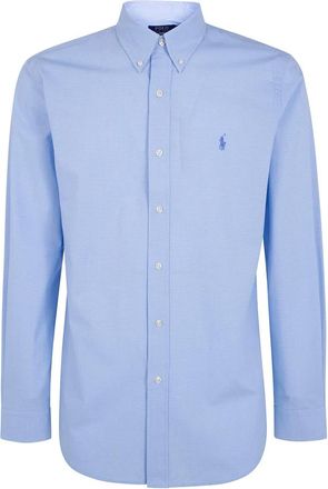 Polo Ralph Lauren Homme, Chemises, Bleu, Taille: 2XL Long Sleeves Sport Stripes Shirt