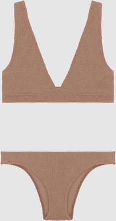 Sorbet Island Maillot de Bain Bikini Aqua Marron Chocolat