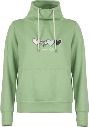 Roadsign Sweatshirt Heart Vibes (1, 1-tlg., 1) Tube mit positiver Botschaft für entspannte Freizeitlooks