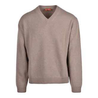 Daniele Fiesoli Pullover mit V-Ausschnitt - - Knitwear - Herren - Beige - XL