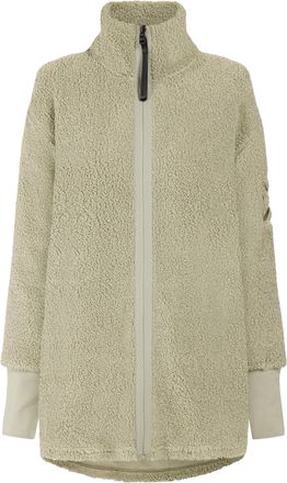 Didriksons 1913 Sally Teddy Jacke - Damen Sherpa-Midlayer - Schwedisches Design - Gr&uuml;n
