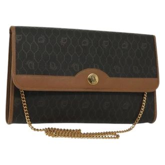 Dior Pochette &agrave; cha&icirc;ne Vintage Honeycomb Pre-owned - Femme - Pre-owned - Noir - Taille: ONE Size