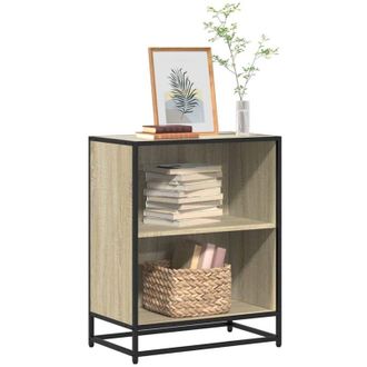 vidaXL Biblioth&egrave;que ch&ecirc;ne sonoma 60x35x76 cm bois ding&eacute;nierie - Vidaxl