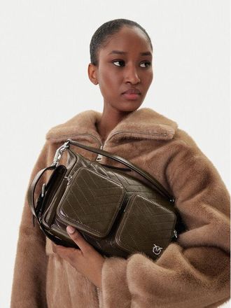 Pinko Handtasche Cargo Camera Bag Al 25-25 PLTT 105110 A2JC Braun