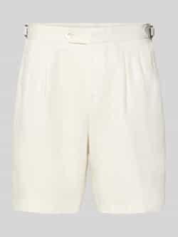 HUGO BOSS Tapered Fit Shorts aus reinem Leinen Modell PERIN