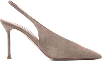 Aquazzura Femme, Chaussures, Brun, Taille: 38 EU Voltaire Sling 85 Escarpins