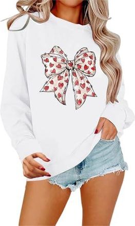 Generic 2026 Valentines Day God Is Greater Than The Highs And Lows Sweat-shirt &agrave; manches longues pour femme, blanc, XXL