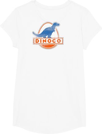 Disney Pixar Cars Dinoco Gas Station Distressed Logo T-Shirt