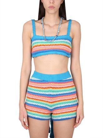 Alanui Rainbow Cotton Tank Top - Multicolor