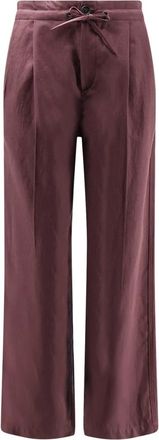 Brunello Cucinelli Femme, Pantalons, Violet, Taille: 36 FR Wide Pantalons