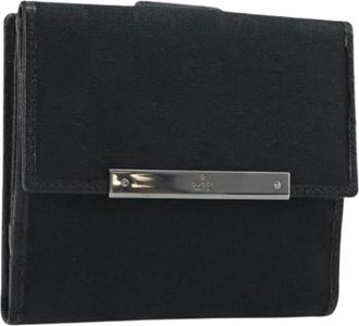Gucci Portefeuille Bifold Pre-owned - Femme - Pre-owned - Noir - Taille: ONE Size