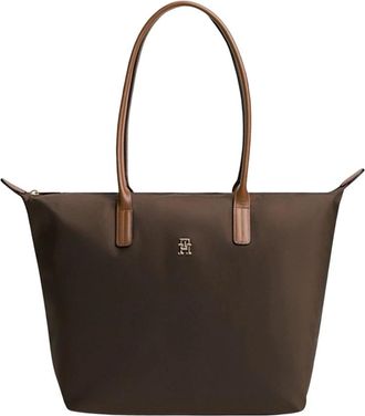 Tommy Hilfiger Grand cabas Popette - Femme - Sacs - Brun - Taille: ONE Size