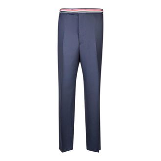Thom Browne Blaue Wollhose - - Trousers - Herren - Blau - L
