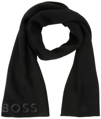 BOSS WOMEN Scarves Black1, ONESIZE