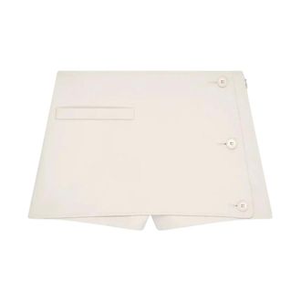 Courr&egrave;ges Shorts d&eacute;contract&eacute;s - Femme - Shorts - Beige - Taille: 40 FR