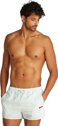 Calvin Klein Herren Badehose Runner Kurz, Grau (Moonlight Jade), XL